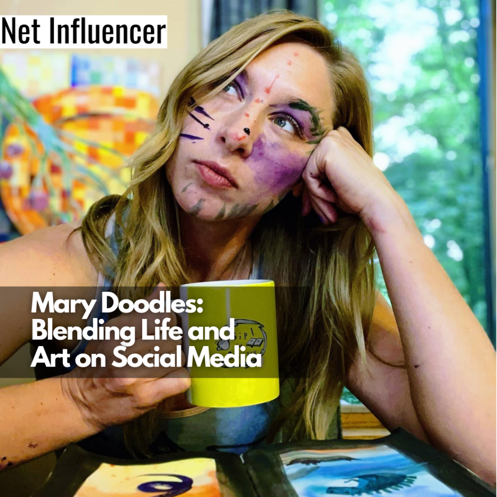 Mary Doodles: Blending Life And Art On Social Media