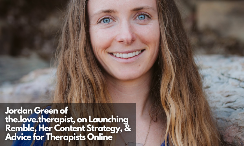 Jordan Green: Creating A Guided Mental Health App With Licensed Therapists