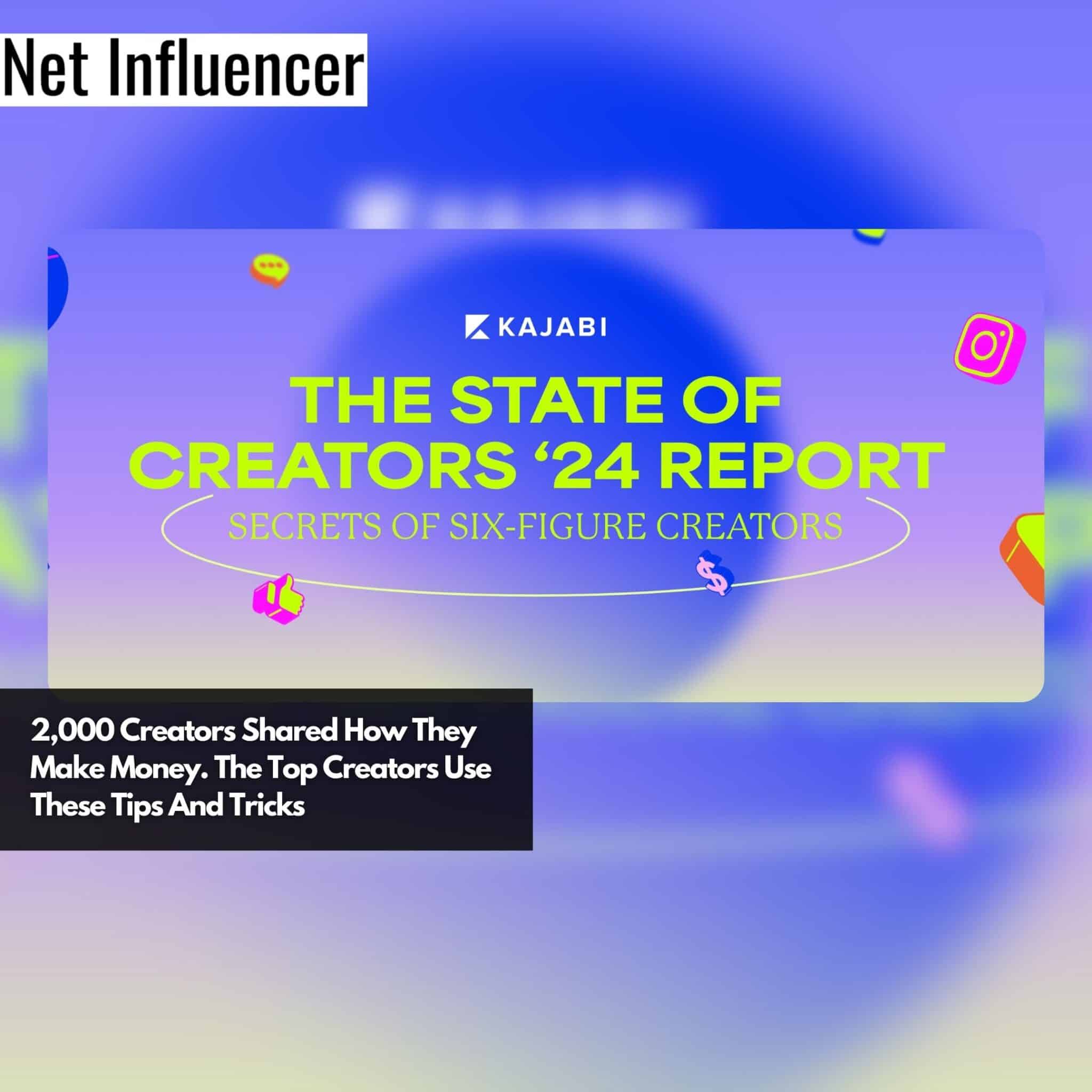 2,000 Creators Shared How They Make Money. The Top Creators Use These ...