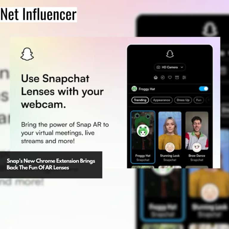 Snap’s New Chrome Extension Brings Back The Fun Of AR Lenses
