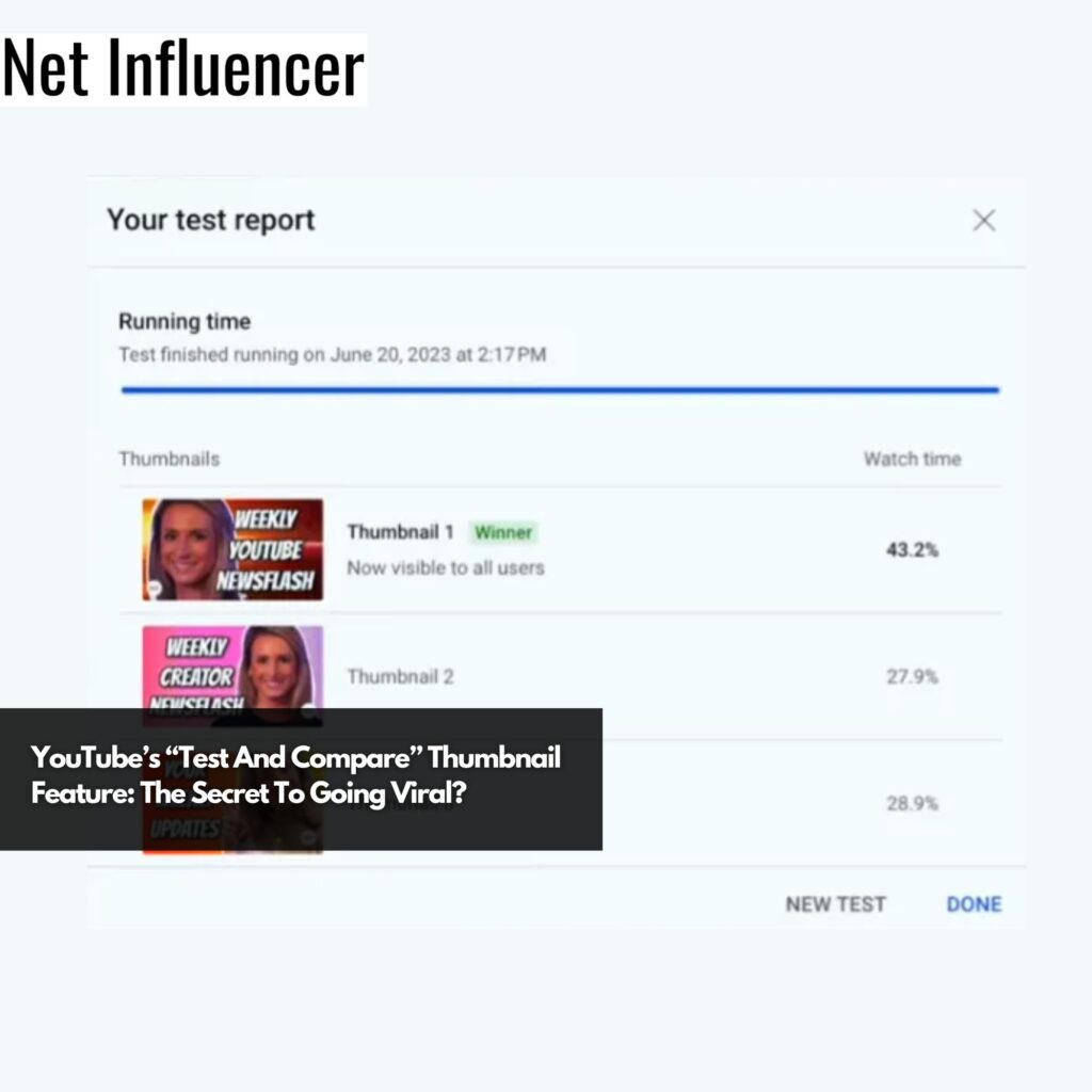 YouTube’s “Test And Compare” Thumbnail Feature: The Secret To Going Viral?