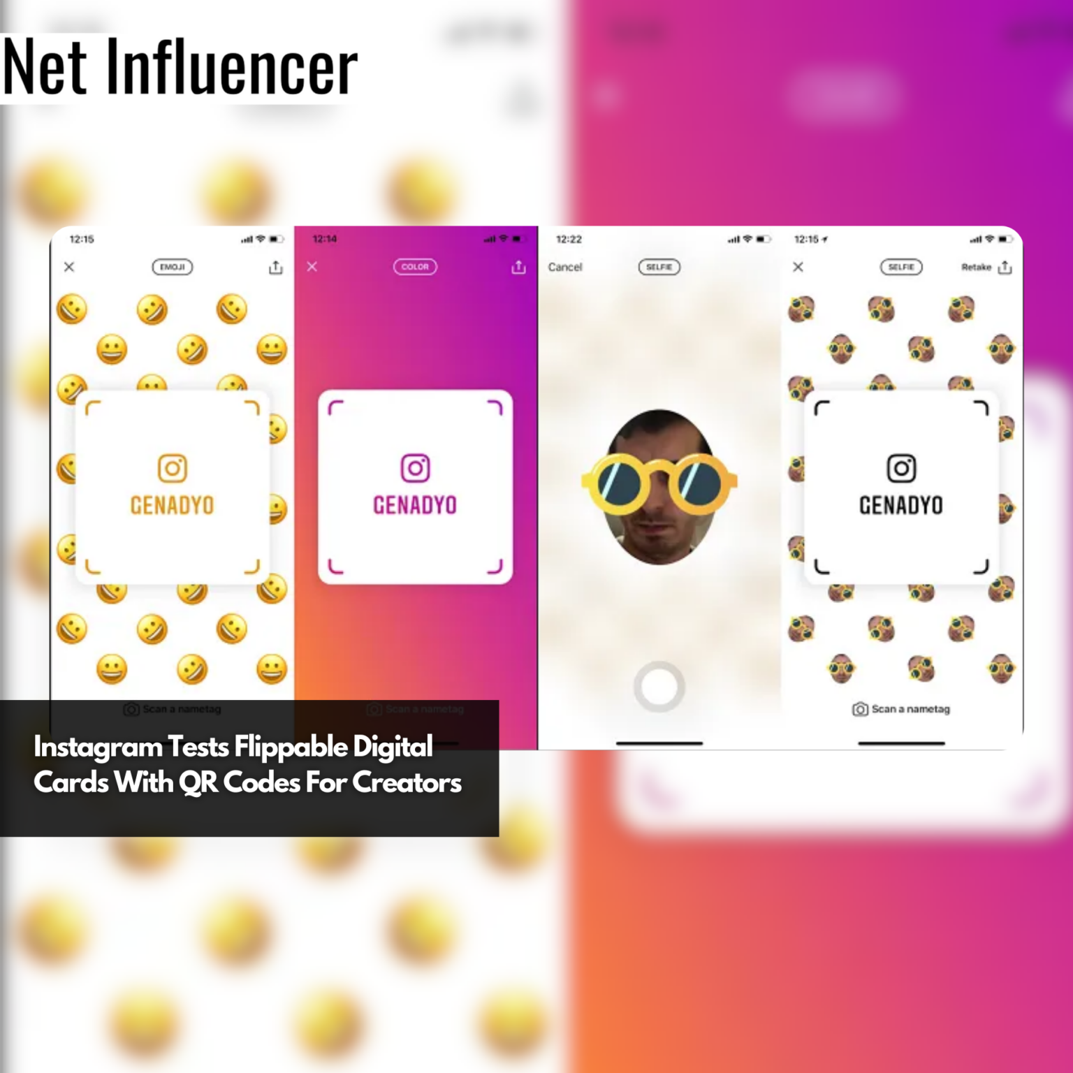 Instagram Tests Flippable Digital Cards With QR Codes For Creators