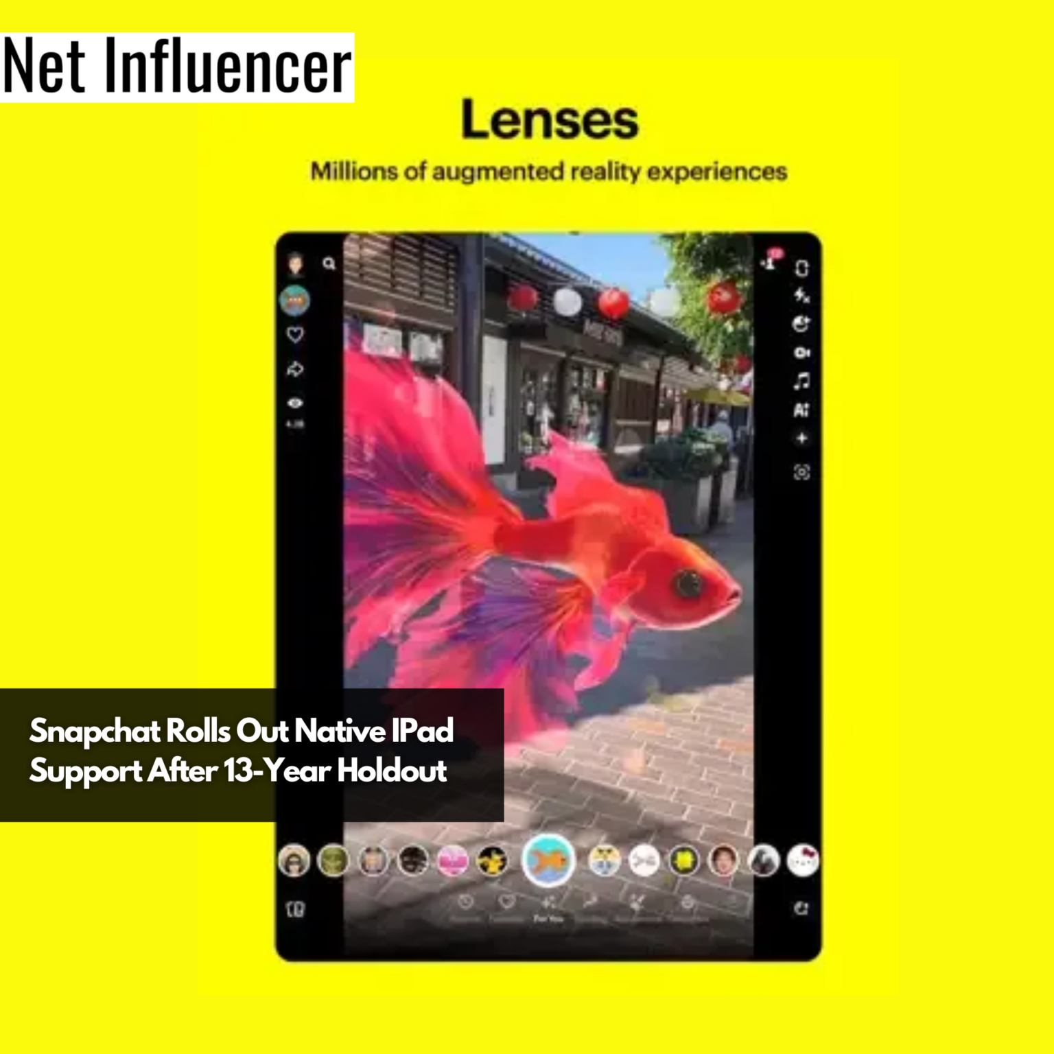 Snapchat Rolls Out Native IPad Support After 13-Year Holdout