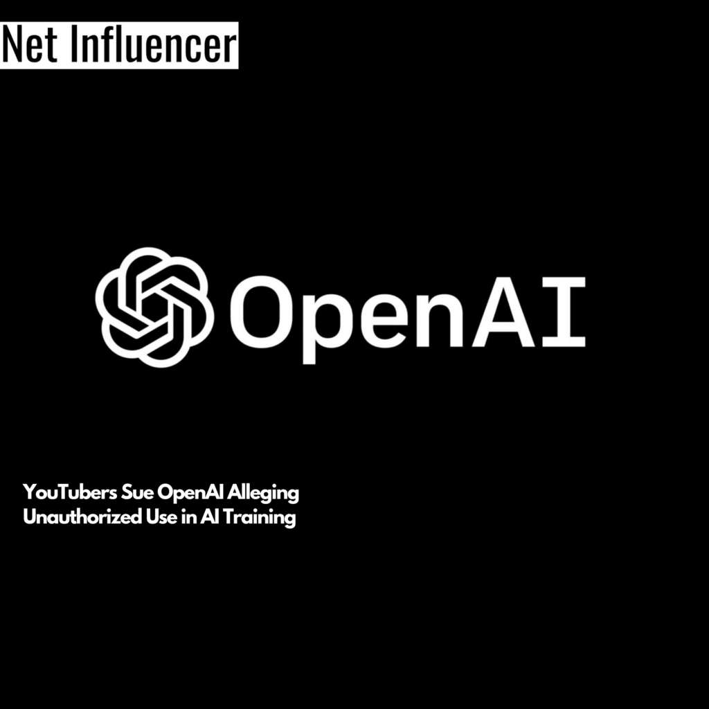 YouTubers Sue OpenAI Alleging Unauthorized Use In AI Training
