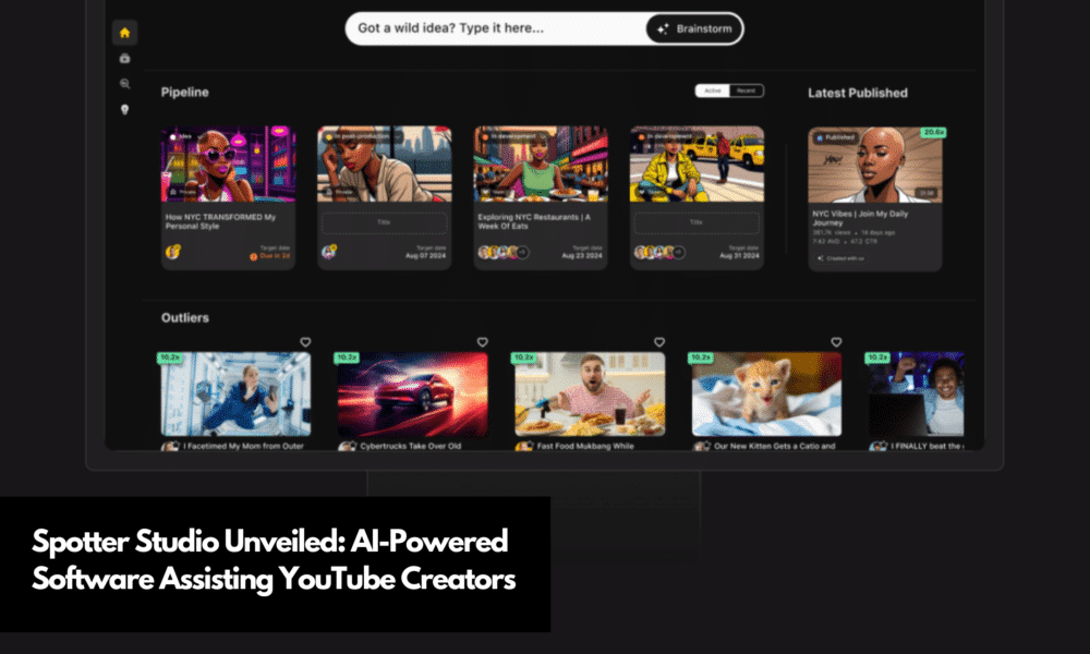 Spotter Studio Unveiled: AI-Powered Software Assisting YouTube Creators