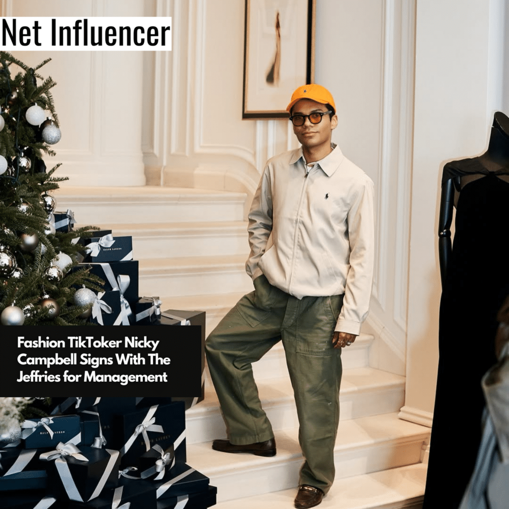 Fashion TikToker Nicky Campbell Signs With The Jeffries For Management