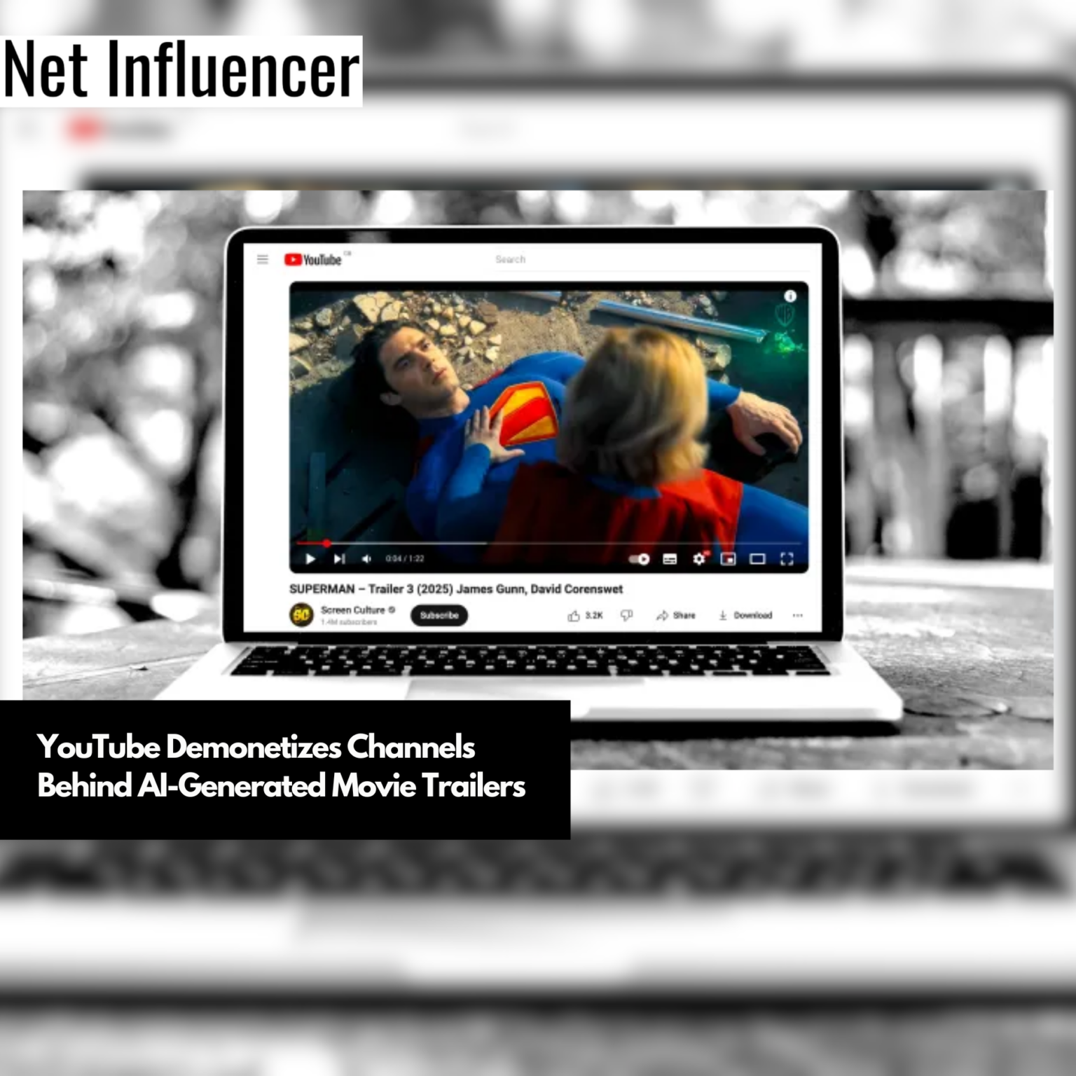 YouTube Demonetizes Channels Behind AI-Generated Movie Trailers