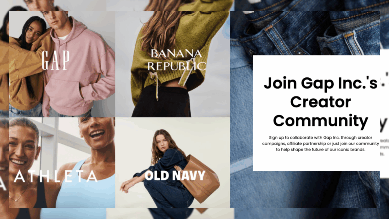 Gap Inc. Unveils Cross-Brand Creator Program