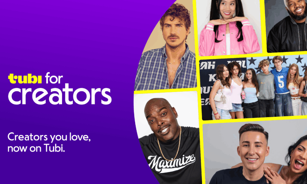 Tubi Expands Creator Content: Launches Exclusive Creator Series Slate ...