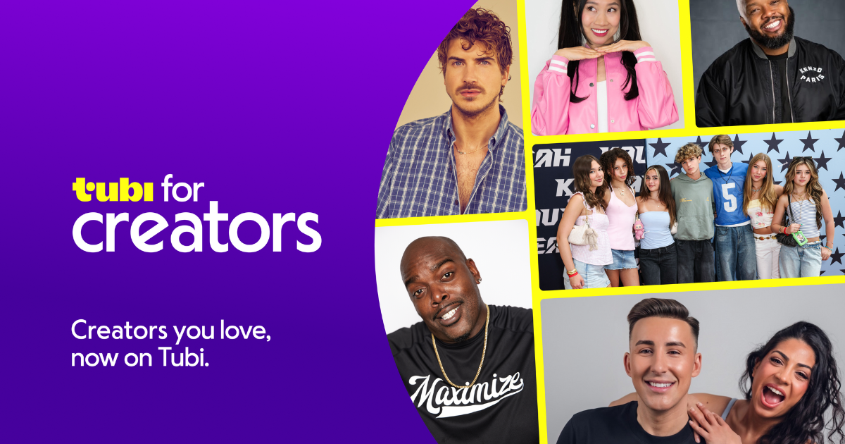 Tubi Expands Creator Content: Launches Exclusive Creator Series Slate ...