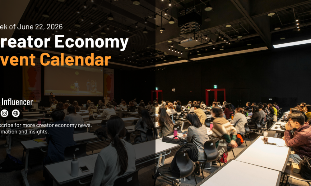 Creator Economy Event Calendar – June 22, 2026 – Cannes Lions, VidCon ...