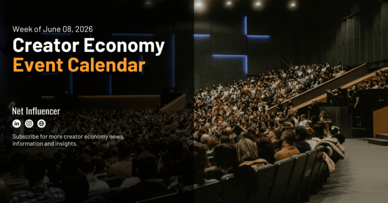 Creator Economy Event Calendar – June 8, 2026 – VidCon, Cannes Lions ...