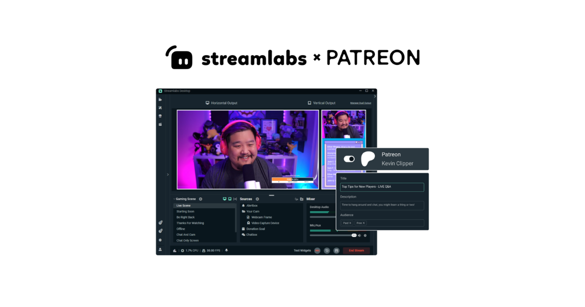 Streamlabs Bets Patreon Subscribers Are Livestreaming’s Safest First ...